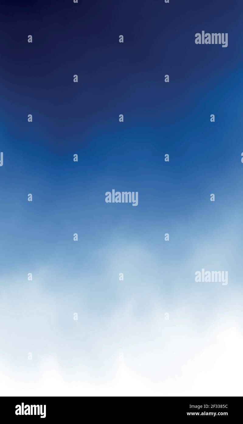 Realistic blue watercolor panoramic texture on white background ...