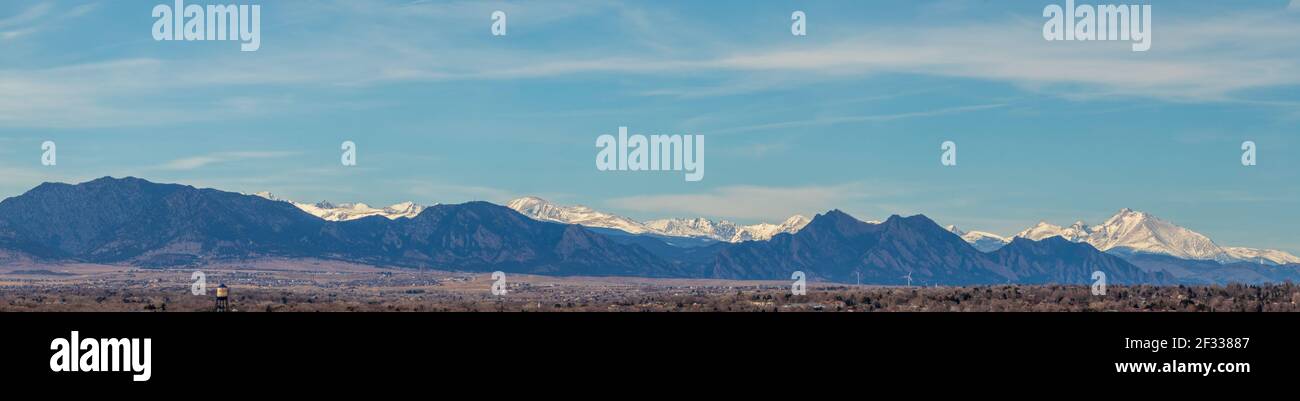 Colorado front range panorama hi-res stock photography and images - Alamy