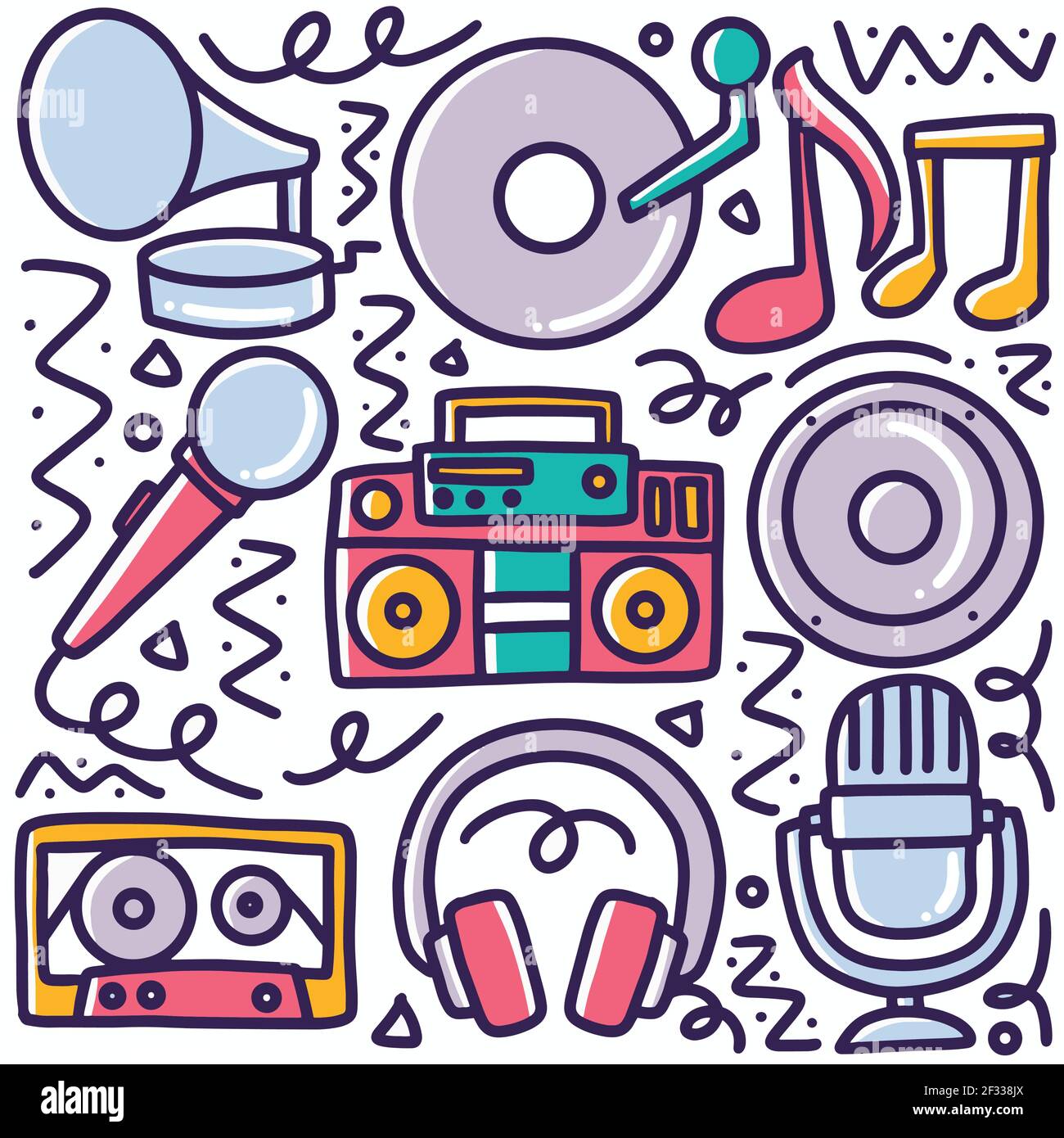 Instruments tools icon set Cut Out Stock Images & Pictures - Alamy