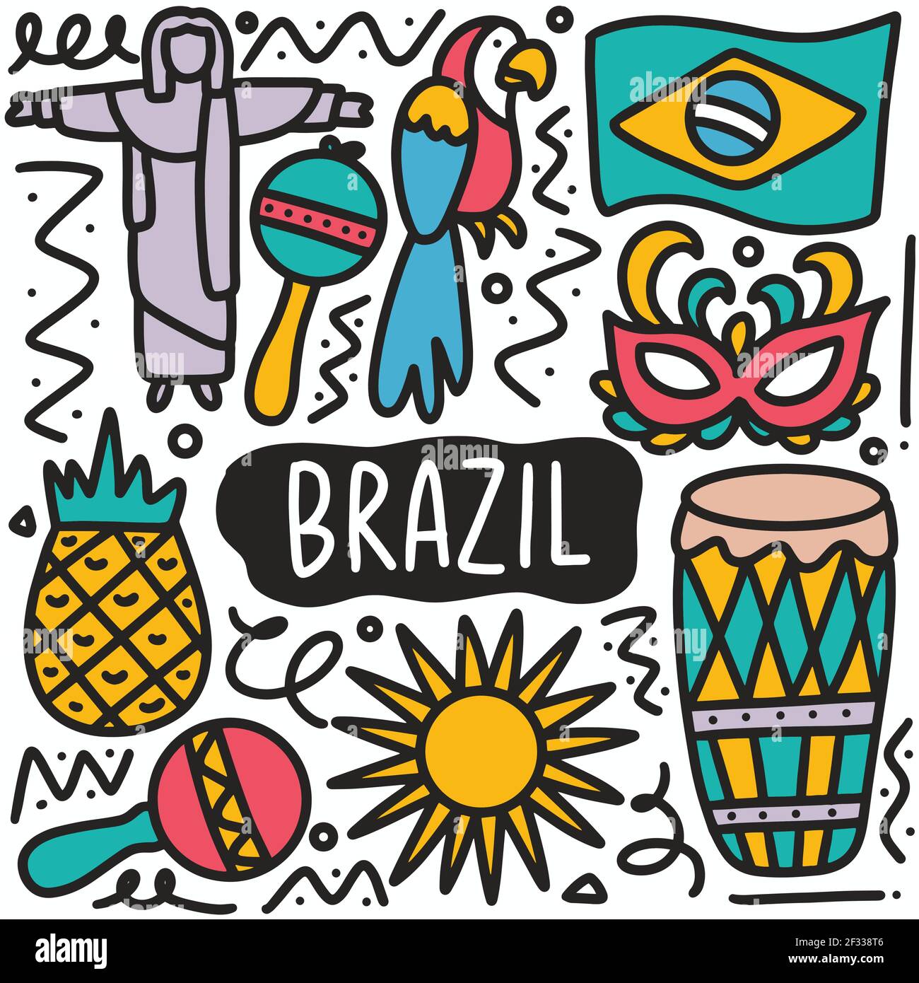 Map of brazil rainforest hi-res stock photography and images - Alamy