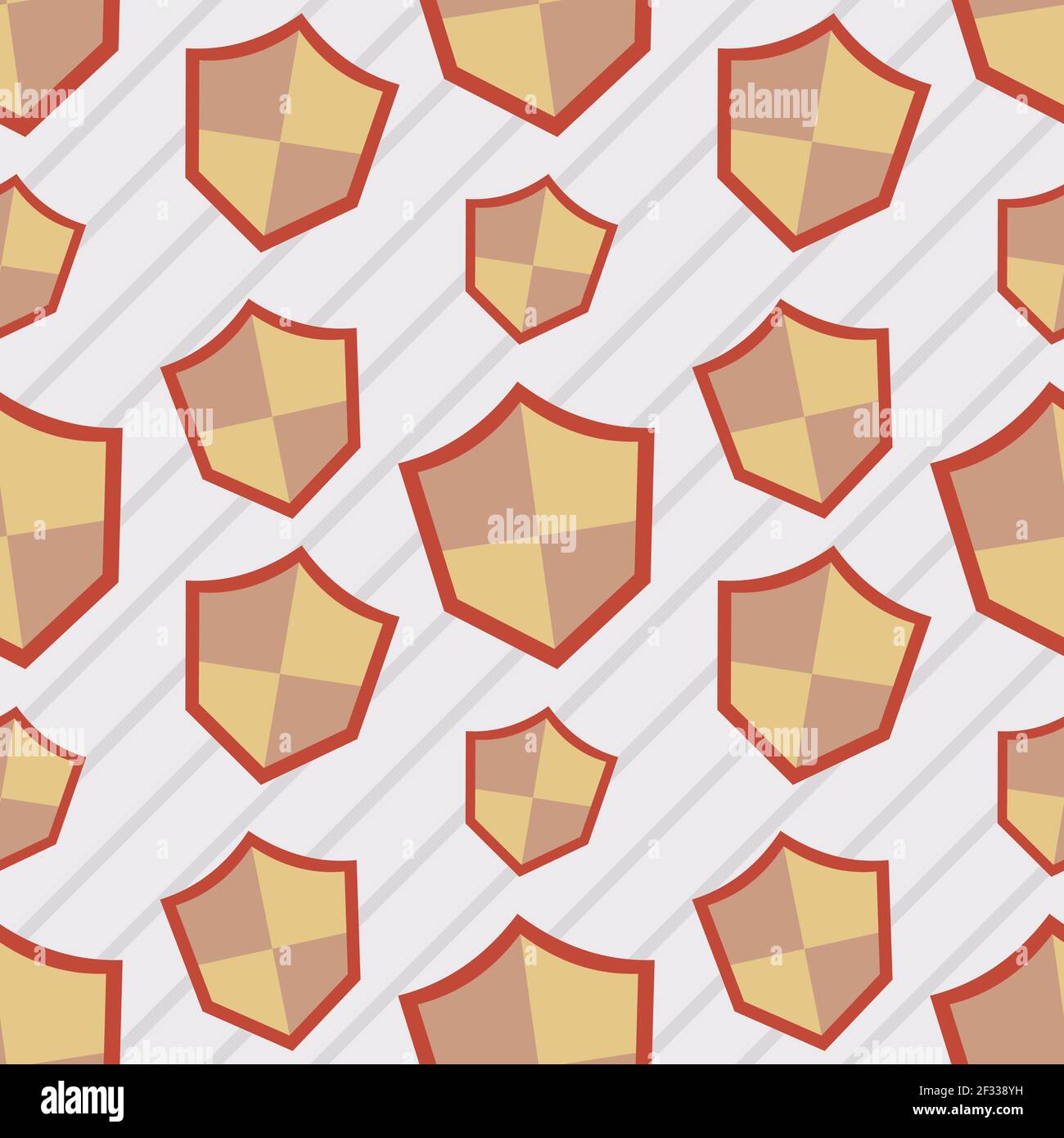 Shield Seamless Pattern Vector Illustration Stock Vector Image And Art Alamy