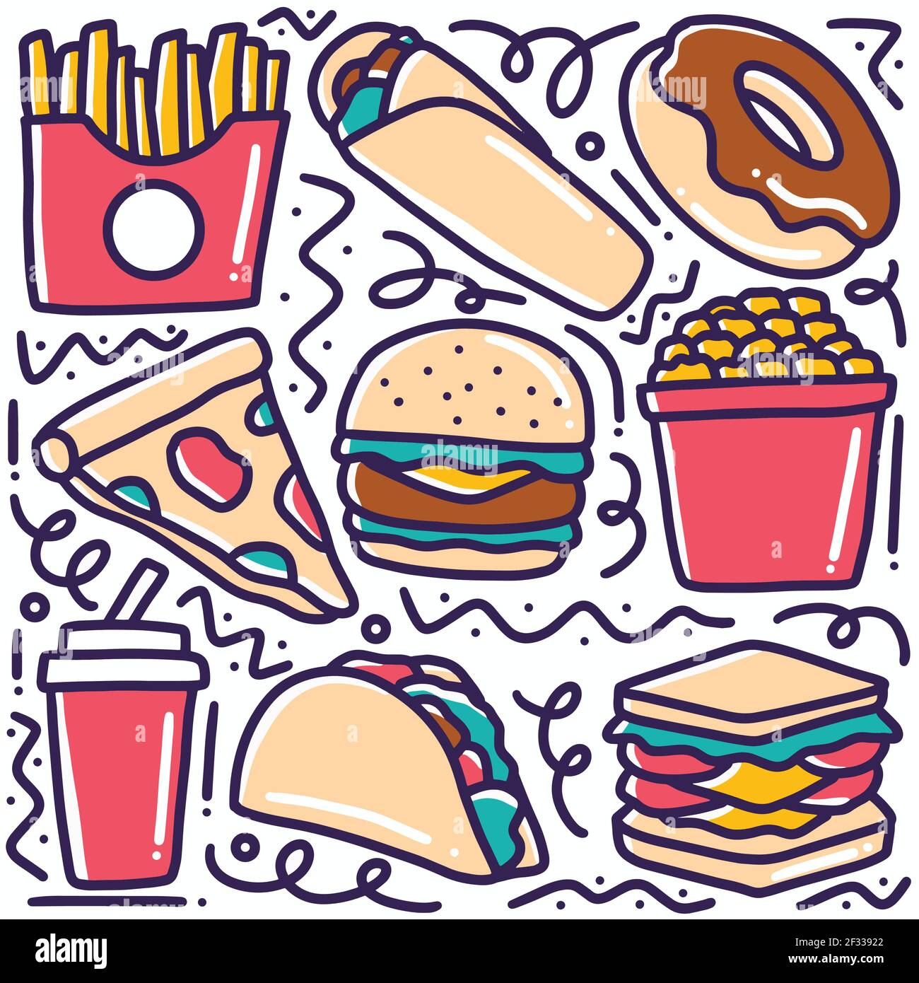 Sandwich clipart hi-res stock photography and images - Alamy