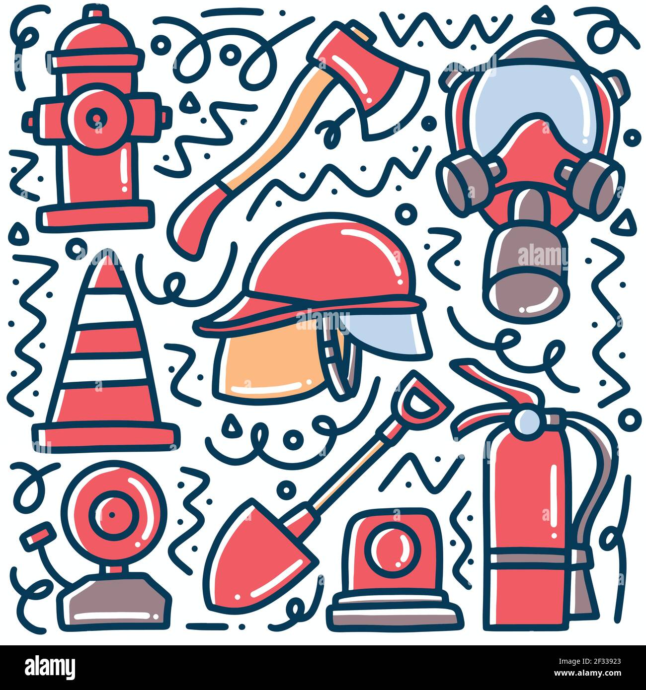 Hand gloves fire Cut Out Stock Images & Pictures - Alamy