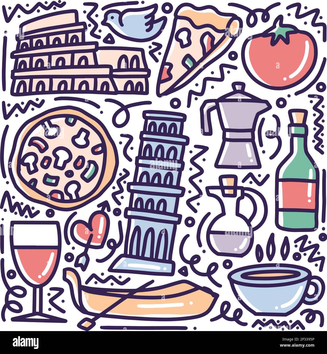 Italy map clipart hi-res stock photography and images - Alamy