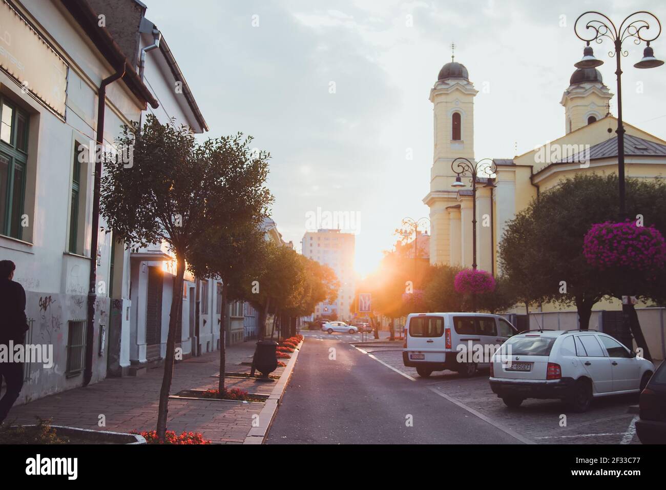 Cathedral of the Nativity of the Mother of God in Kosice at sunset ...