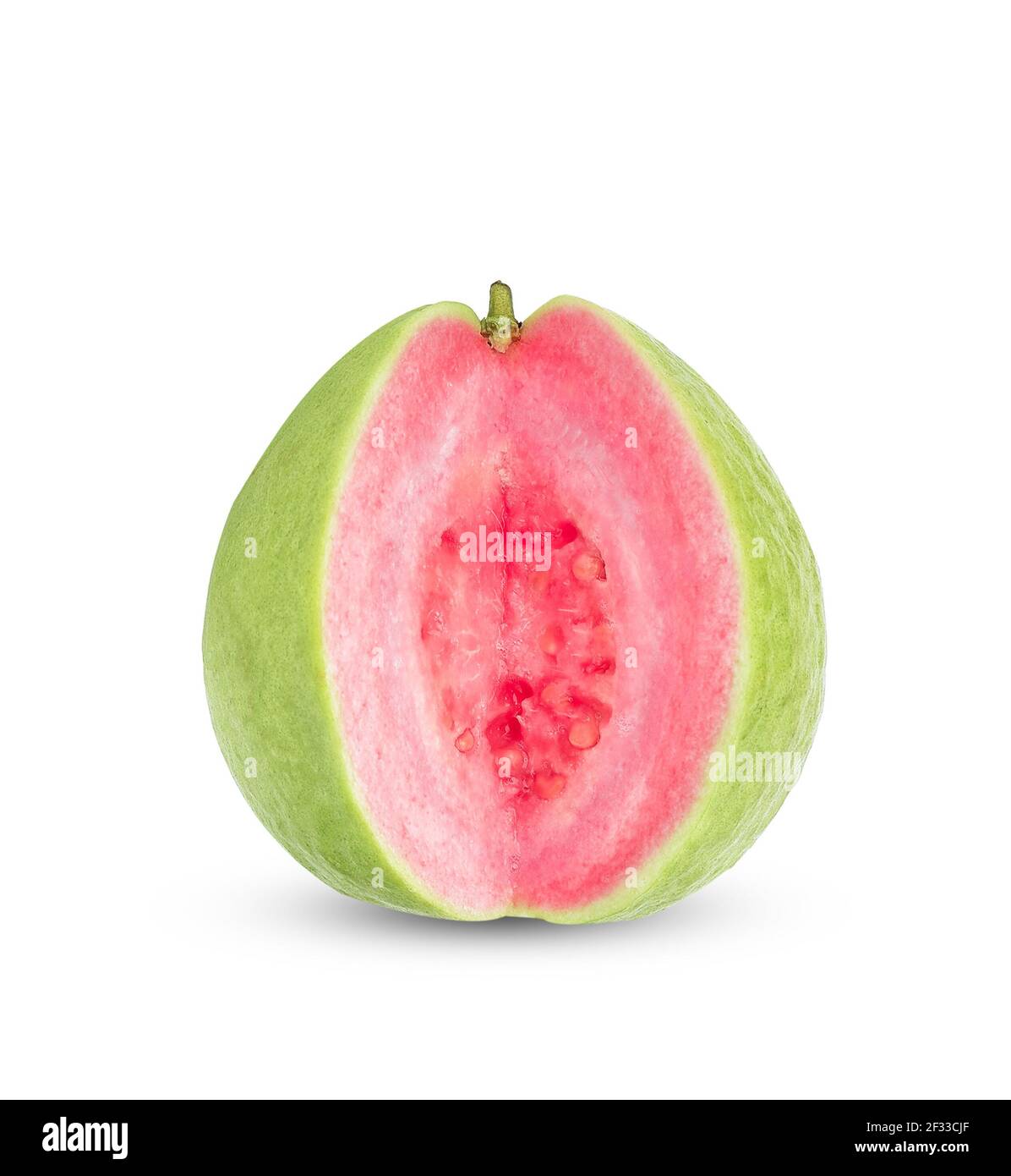 Guava (tropical fruit) on white background Stock Photo - Alamy