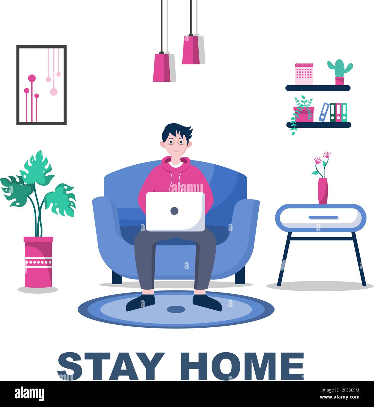 Stay at Home for Quarantine or Self Isolation to Reduce the Risk of ...