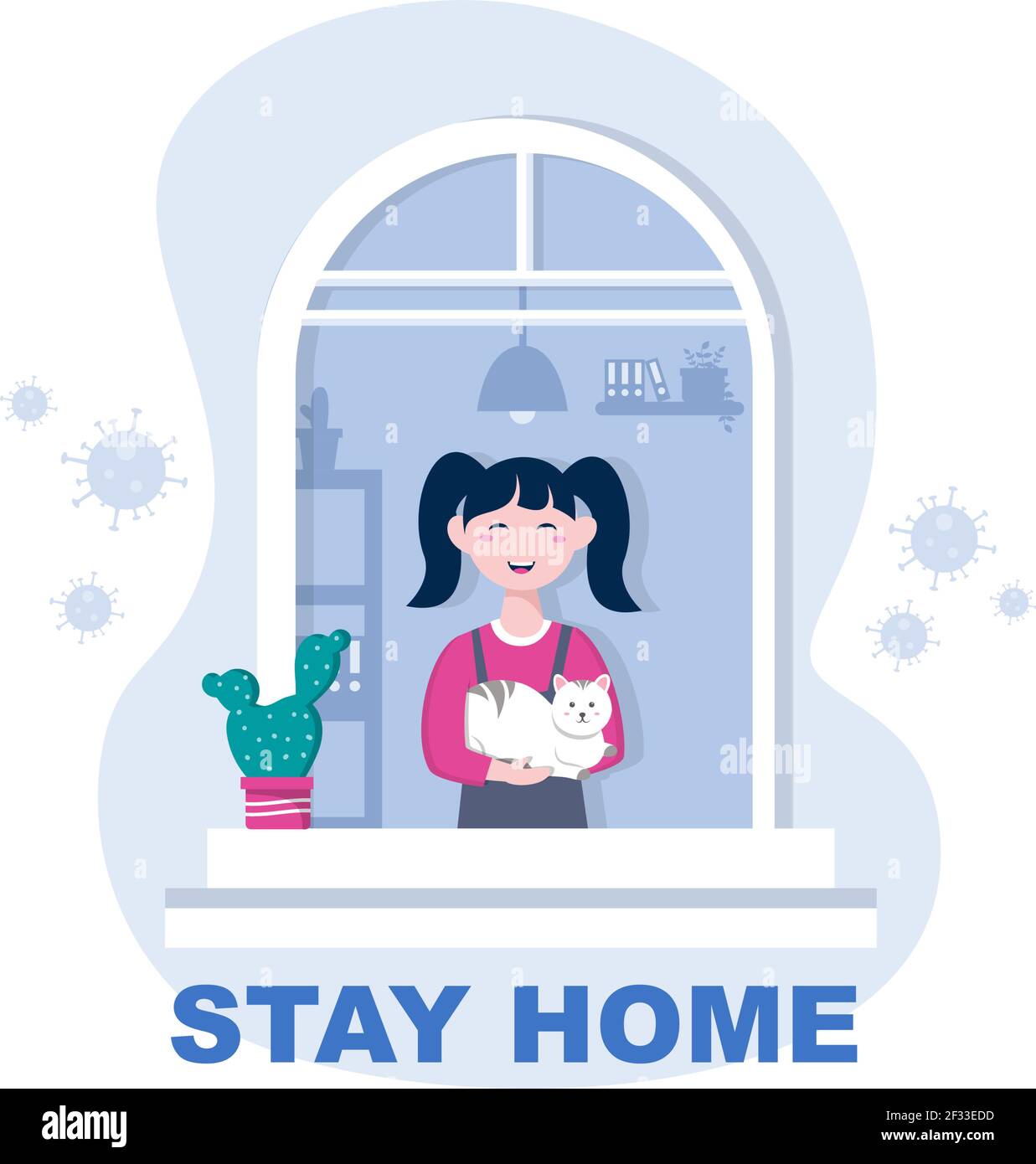 Stay at Home for Quarantine or Self Isolation to Reduce the Risk of ...