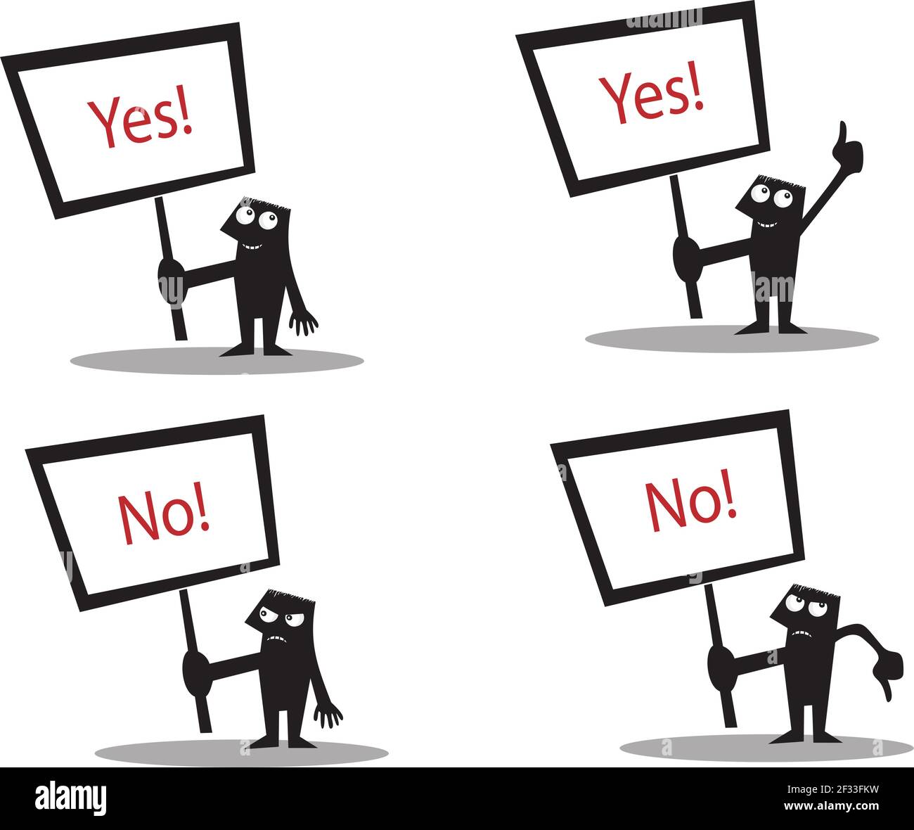 Vector illustration of funny cartoon character Stock Vector Image & Art ...