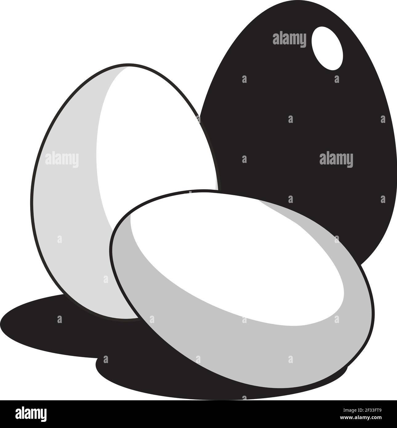 Eggs vector illustration Stock Vector Image & Art - Alamy