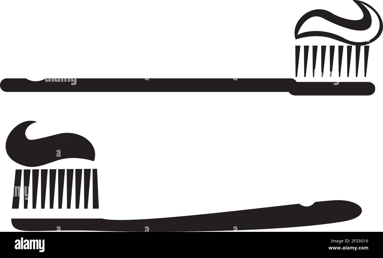 Blue toothbrush white tube Stock Vector Images - Alamy