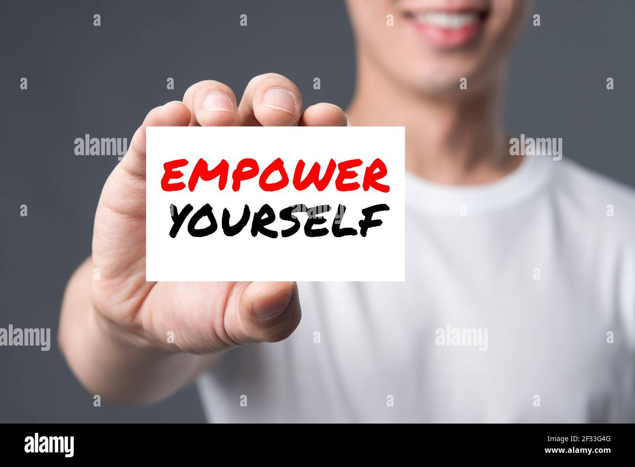 Self empowerment message hi-res stock photography and images - Alamy