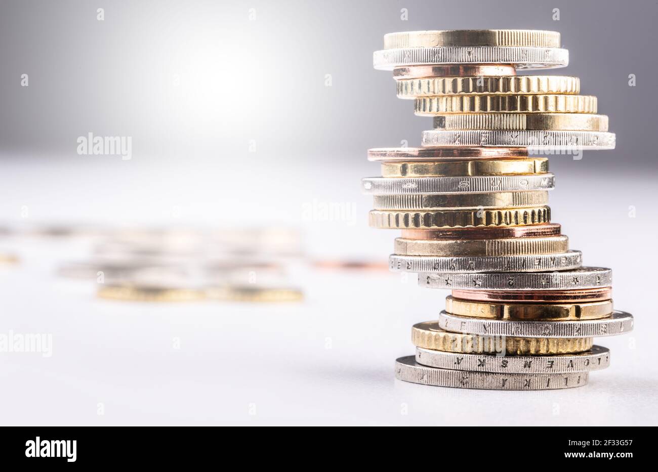 Various euro coins hi-res stock photography and images - Alamy