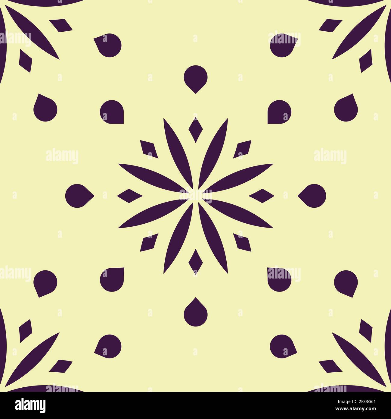 Vector seamless pattern. Modern stylish texture with arabic and islamic ...