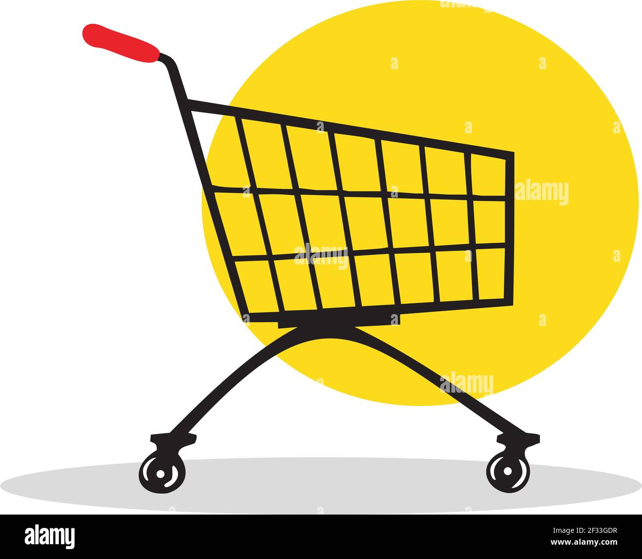 Yellow sticker supermarket Stock Vector Images - Alamy