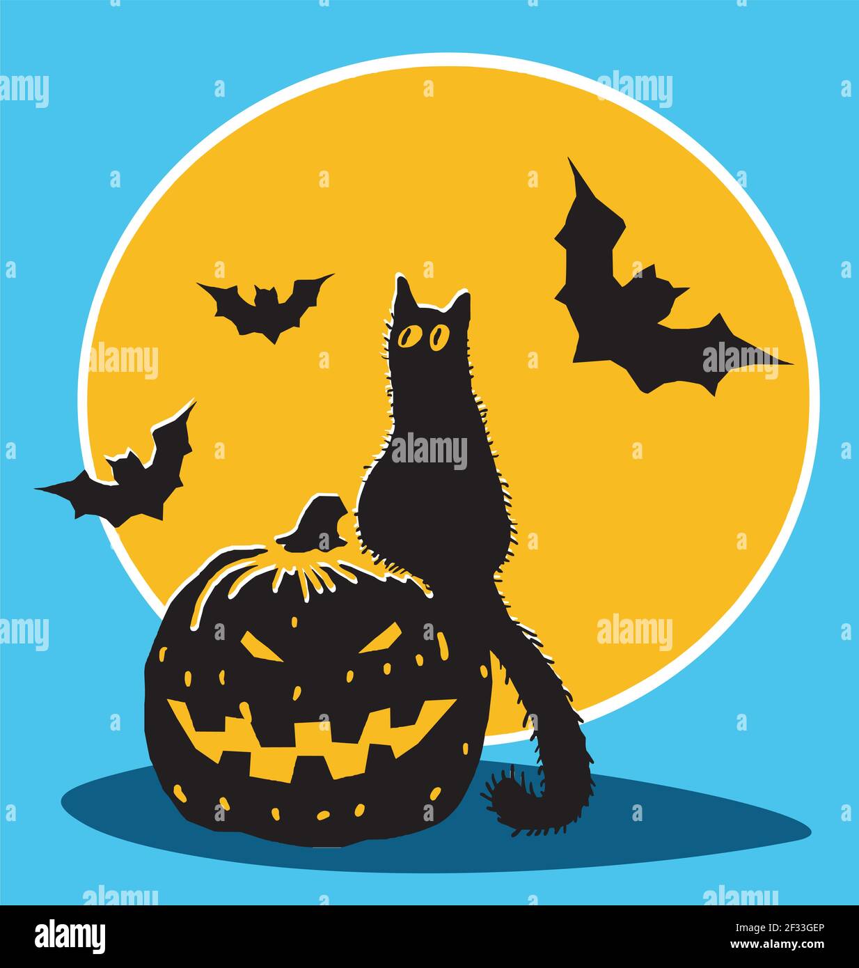 Cute monster, kitty and spider Stock Vector Image & Art - Alamy
