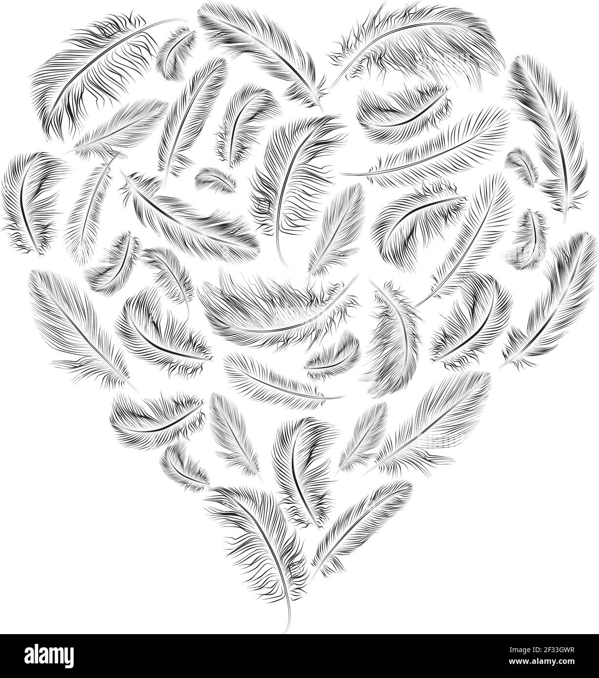 Feather Drawing High Resolution Stock Photography and Images - Alamy