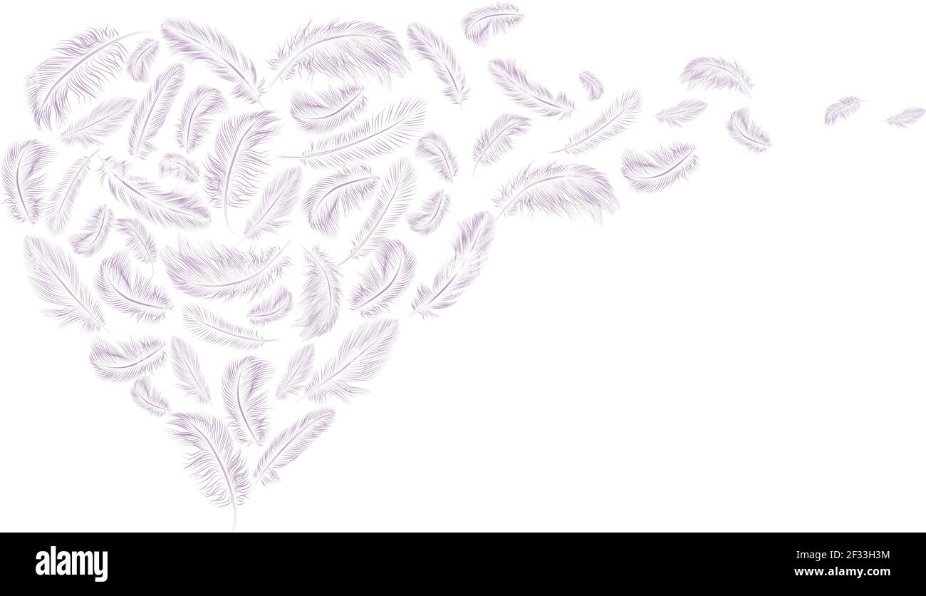 Heart shaped wing Cut Out Stock Images & Pictures - Alamy