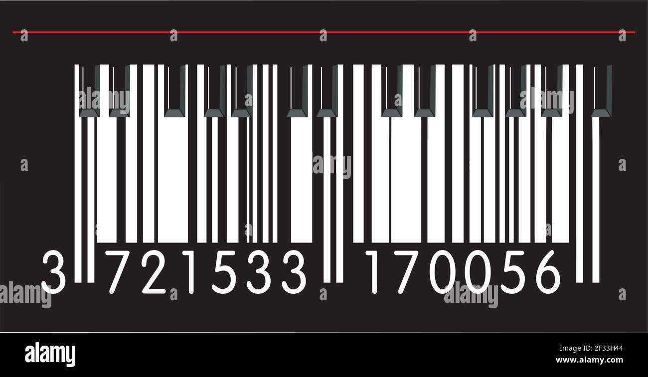 Vector illustration of creative barcode Stock Vector Image & Art - Alamy