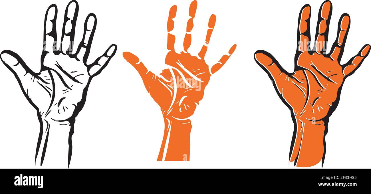 Set of vector hands Stock Vector Image & Art - Alamy