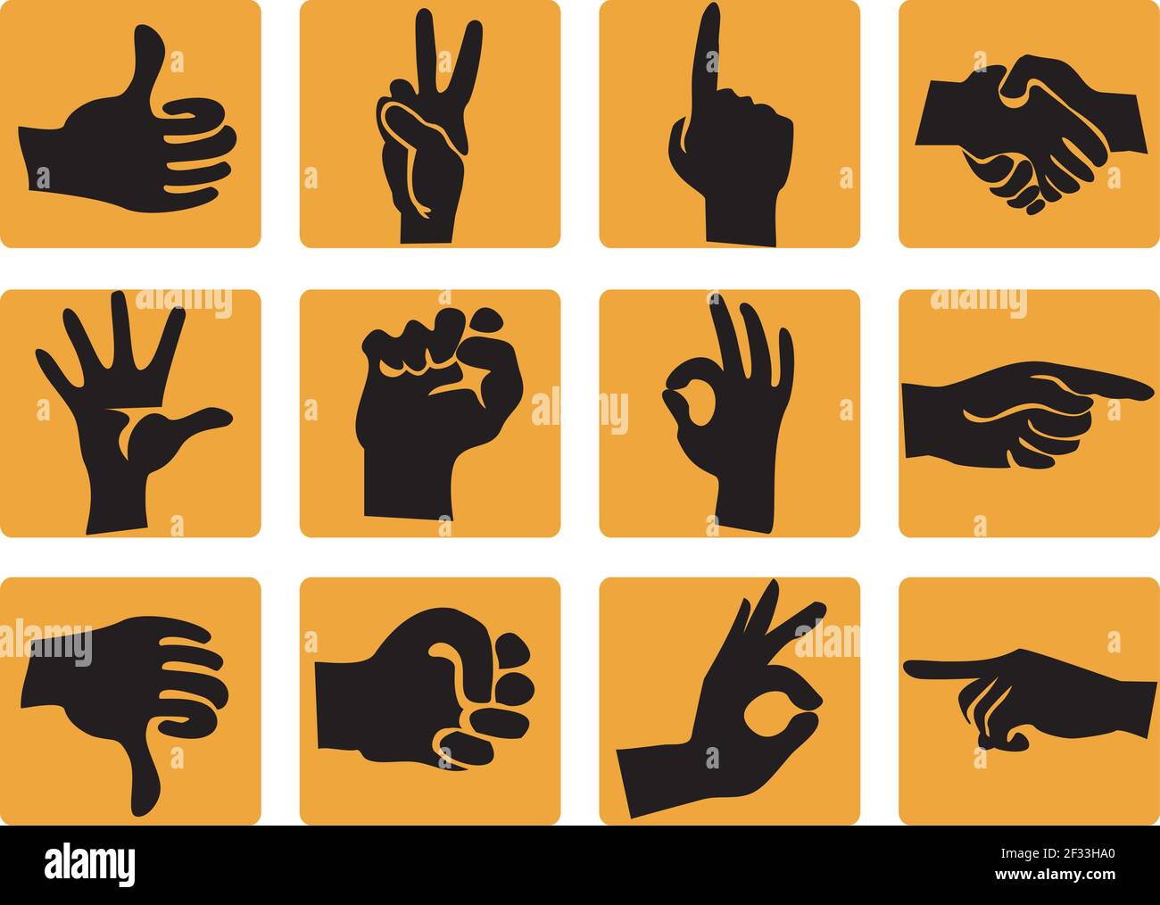 Handshake action Stock Vector Images - Alamy