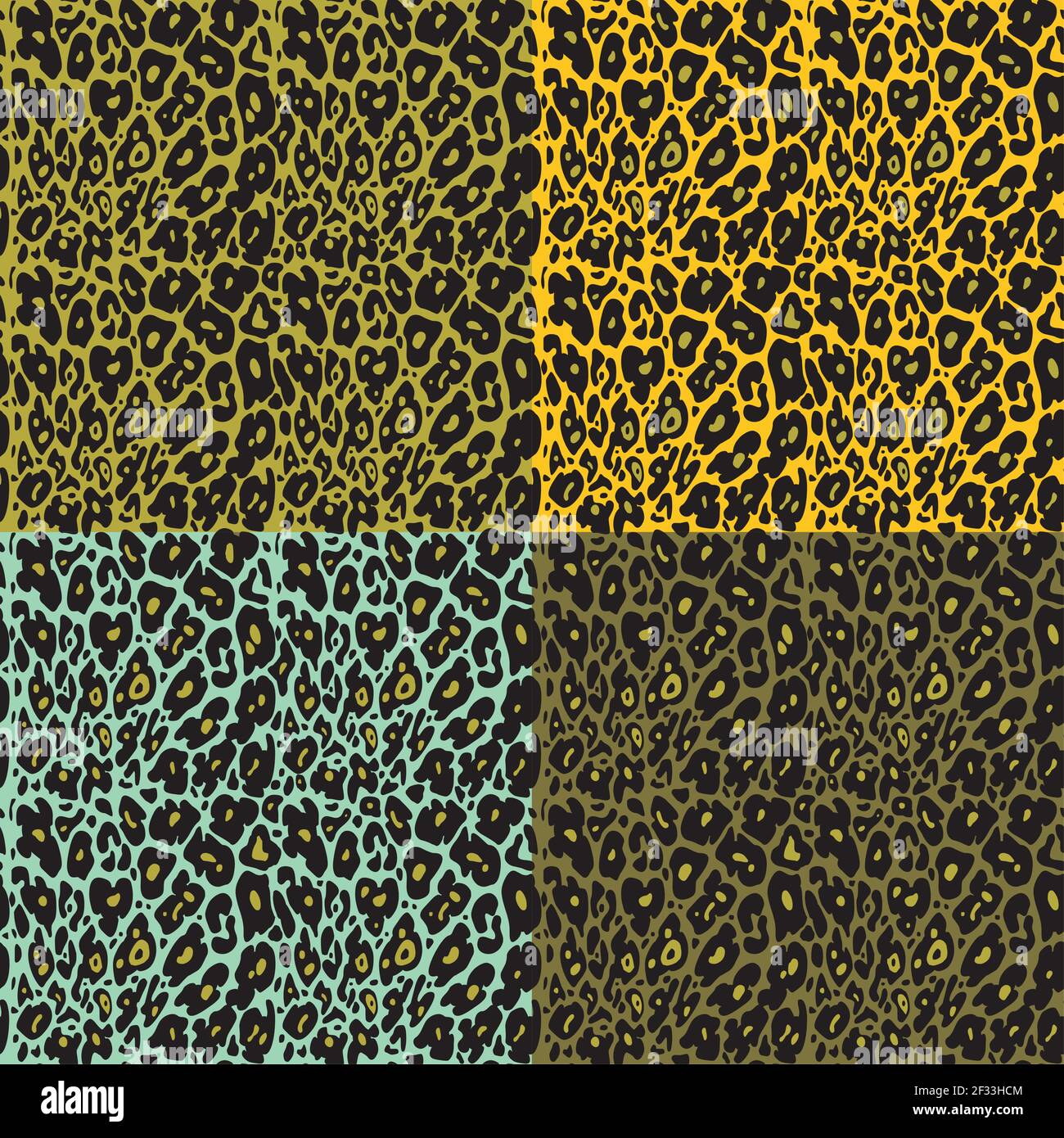 Seamless animal print fur pattern Stock Vector Image & Art - Alamy