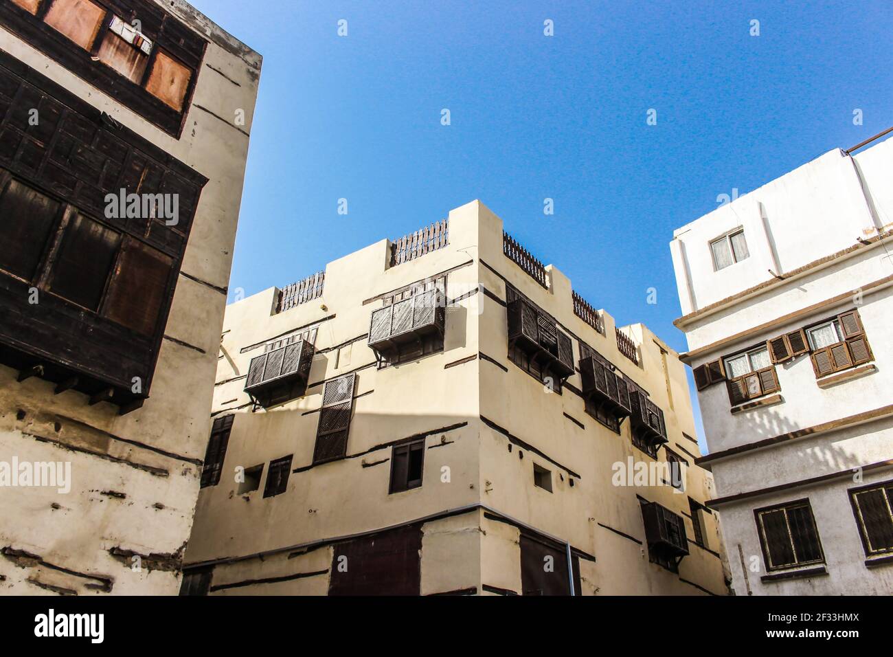 Old historical city in balad, jeddah, Unesco world heritage site Stock ...