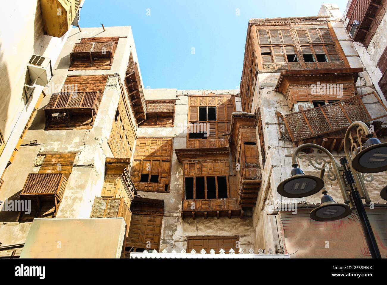 Old historical city in balad, jeddah, Unesco world heritage site Stock ...