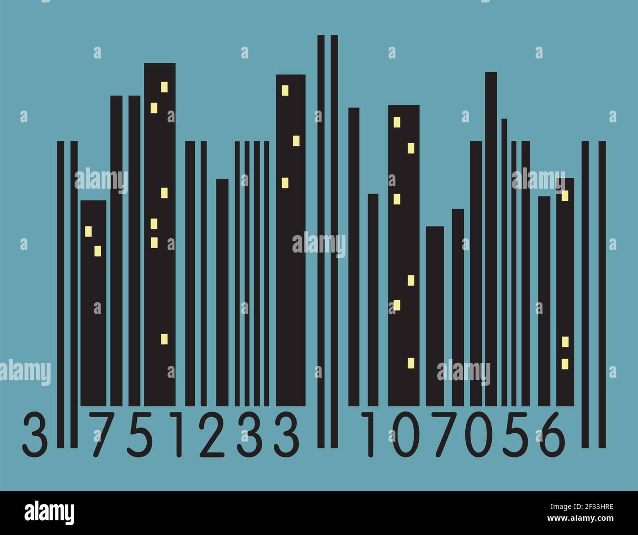 Vector illustration of creative barcode Stock Vector Image & Art - Alamy