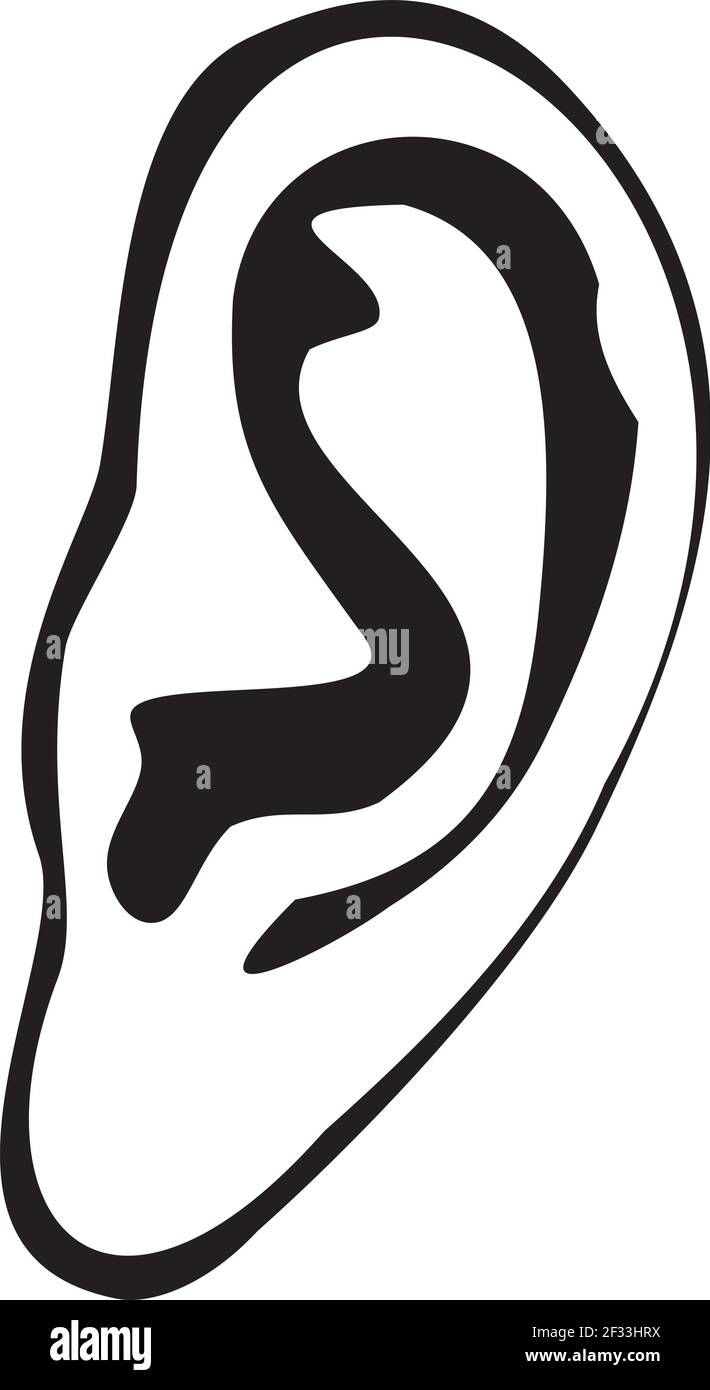 Human ear. Vector illustration Stock Vector Image & Art - Alamy