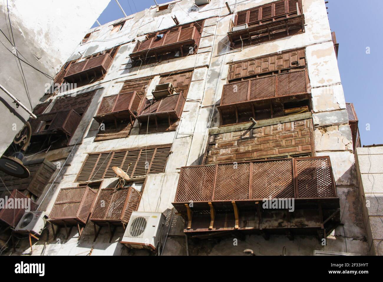 Old historical city in balad, jeddah, Unesco world heritage site Stock ...