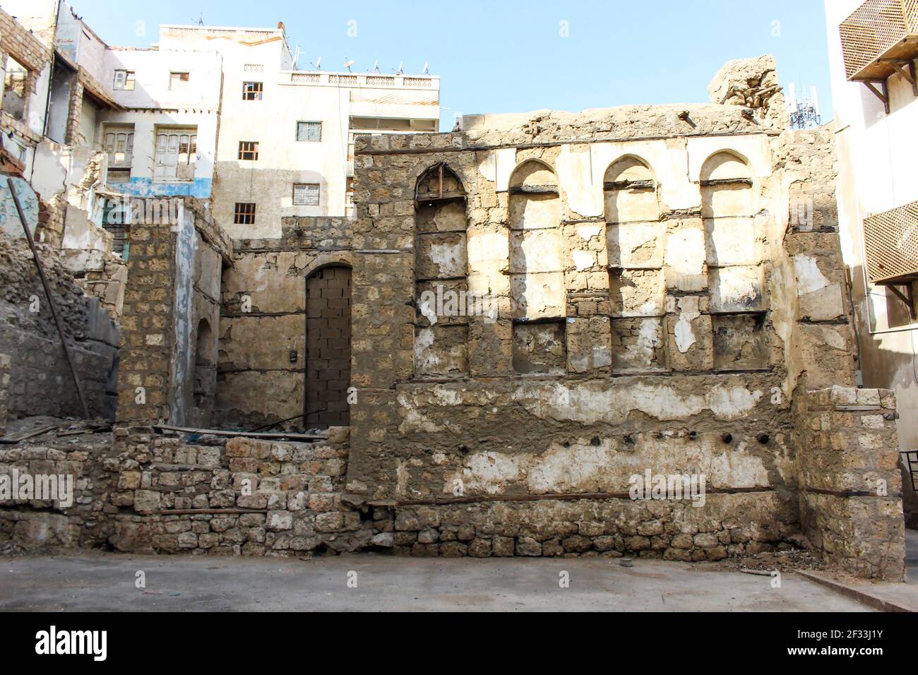 Old historical city in balad, jeddah, Unesco world heritage site Stock ...