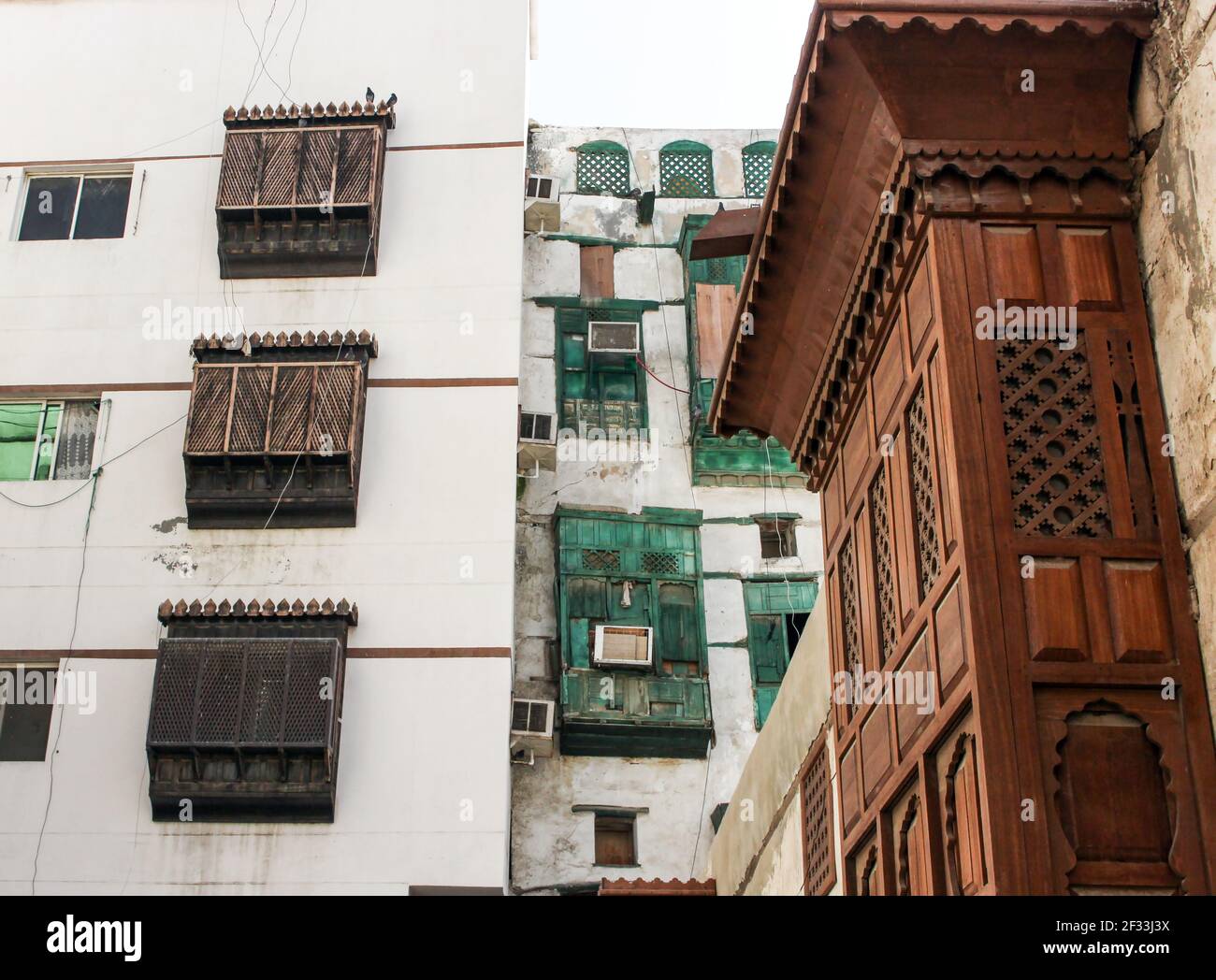 Old historical city in balad, jeddah, Unesco world heritage site Stock ...