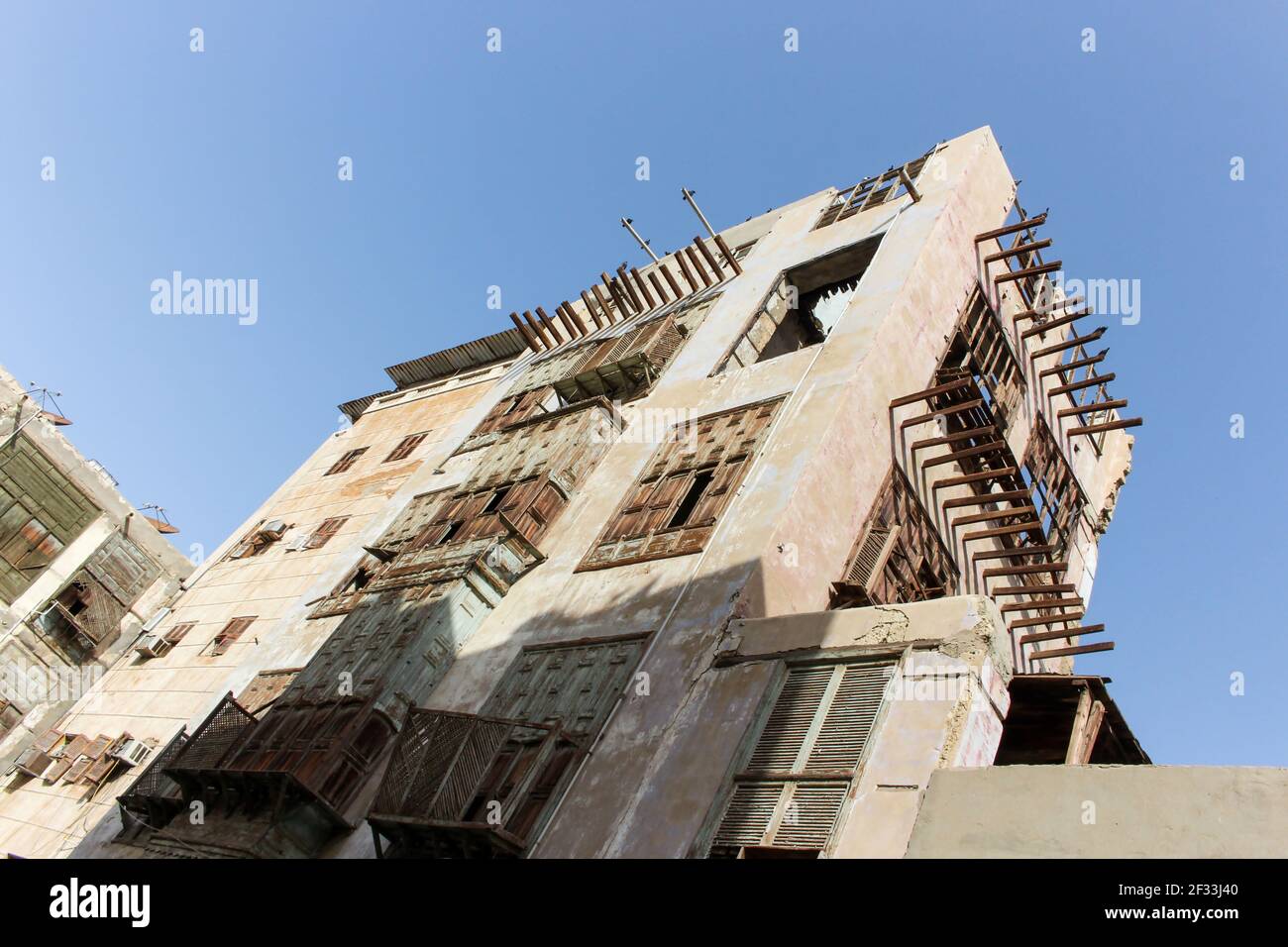Old historical city in balad, jeddah, Unesco world heritage site Stock ...