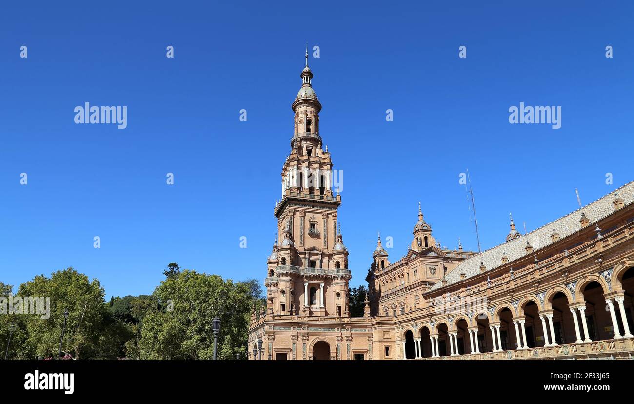 Famous Plaza de Espana (was the venue for the Latin American Exhibition ...