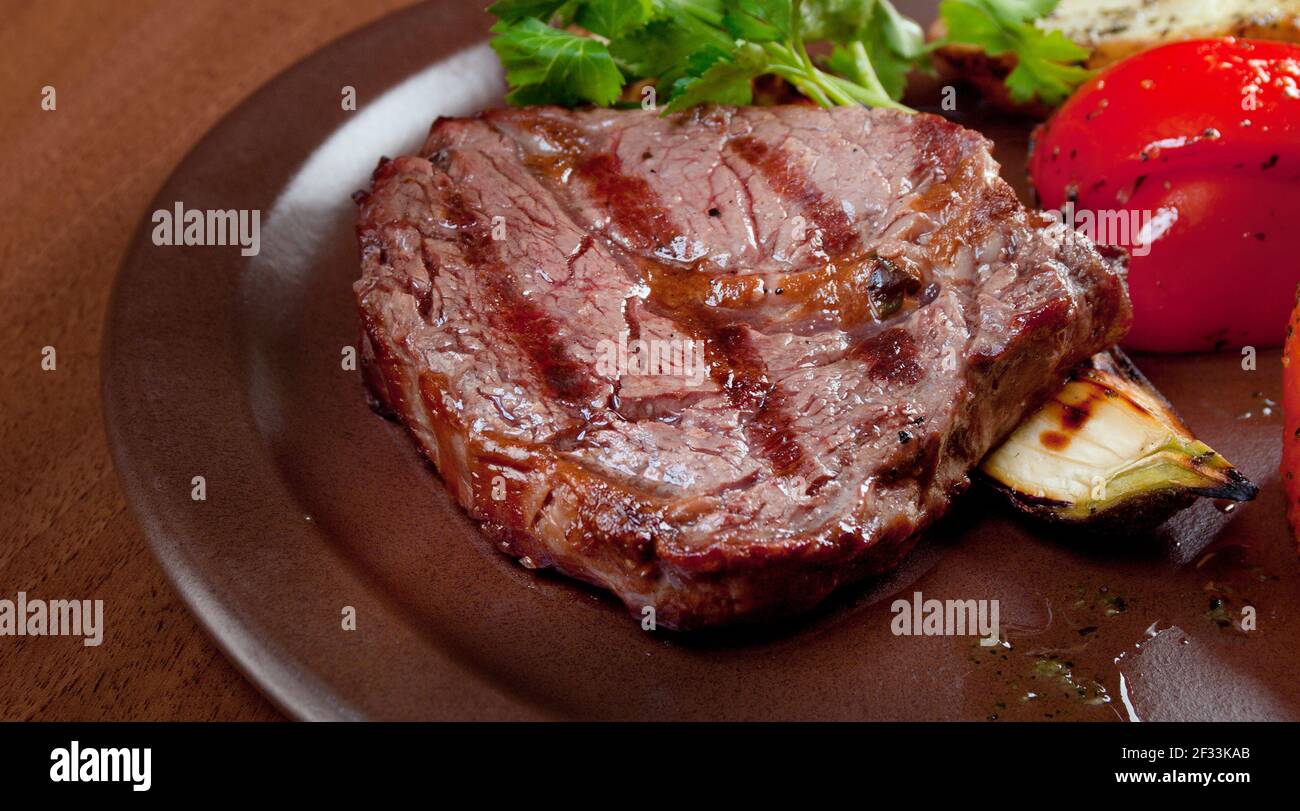 Lomo de llama - Traditional Meat Cut From Argentine Stock Photo - Alamy