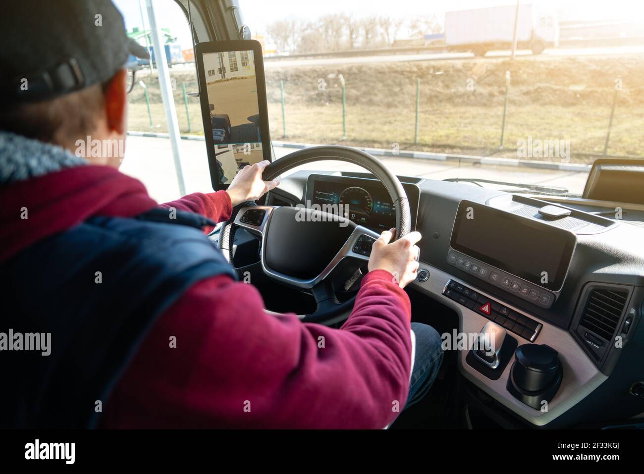 Highway driving camera inside car hi-res stock photography and images ...