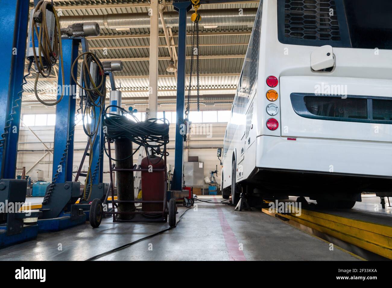 Bus workshop hi-res stock photography and images - Alamy