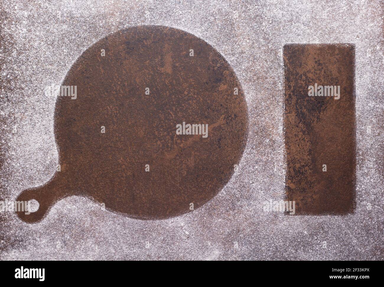 Flour trace hi-res stock photography and images - Alamy