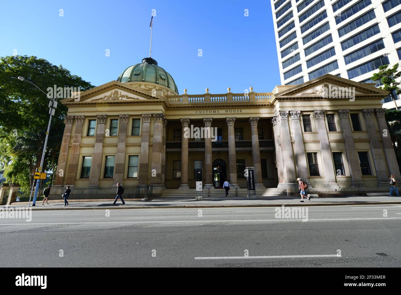 The old custom house in Brisbane, Australia Stock Photo - Alamy