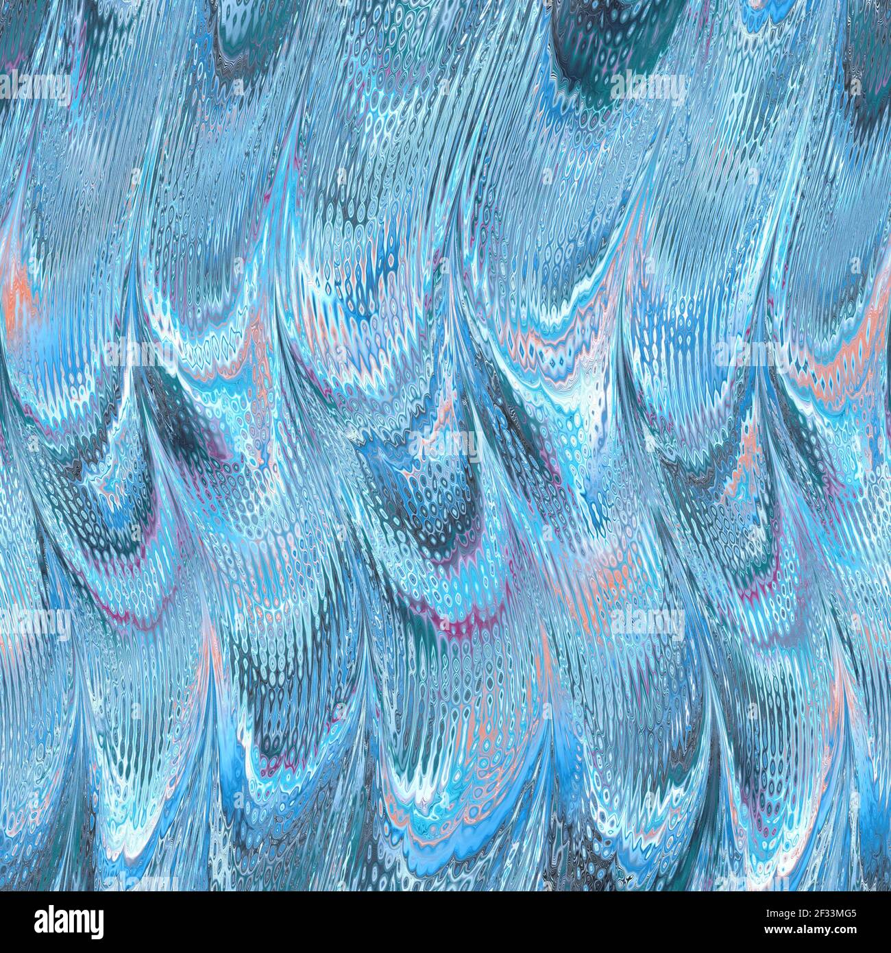Artistic illustration of Mother of Pearl wavy pattern. Iridescent ...