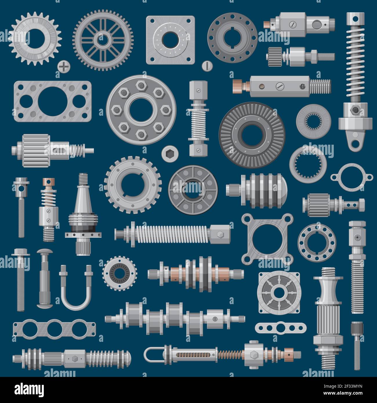 Crank mechanisms Stock Vector Images - Alamy