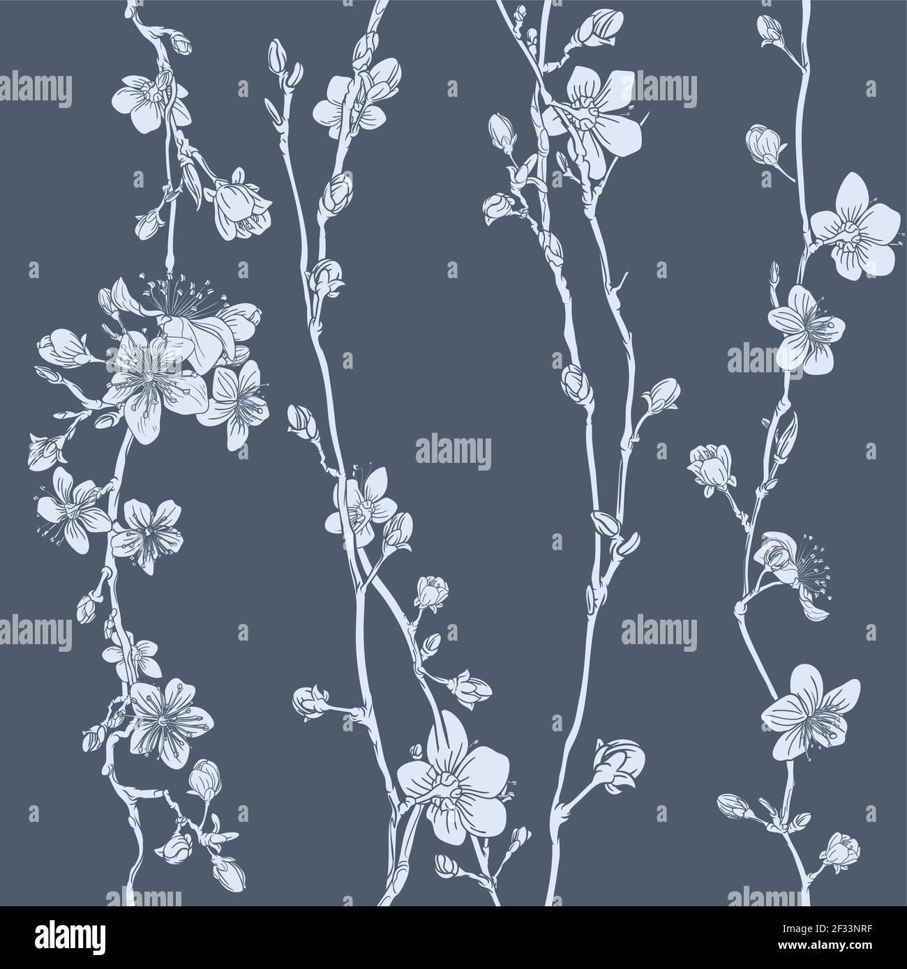 Cherry flower vector Stock Vector Images - Alamy