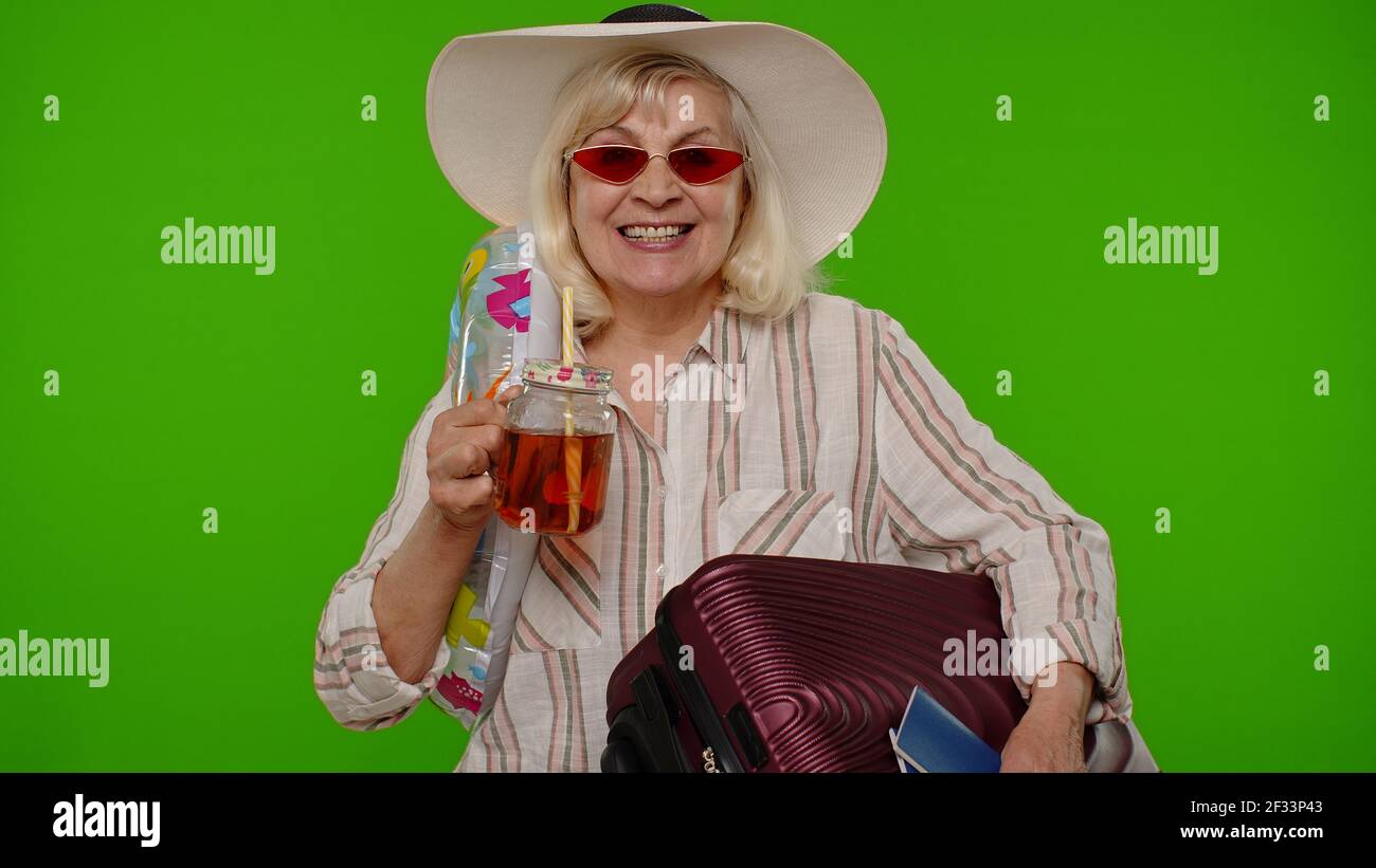 Mature woman passport picture hi-res stock photography and images - Alamy