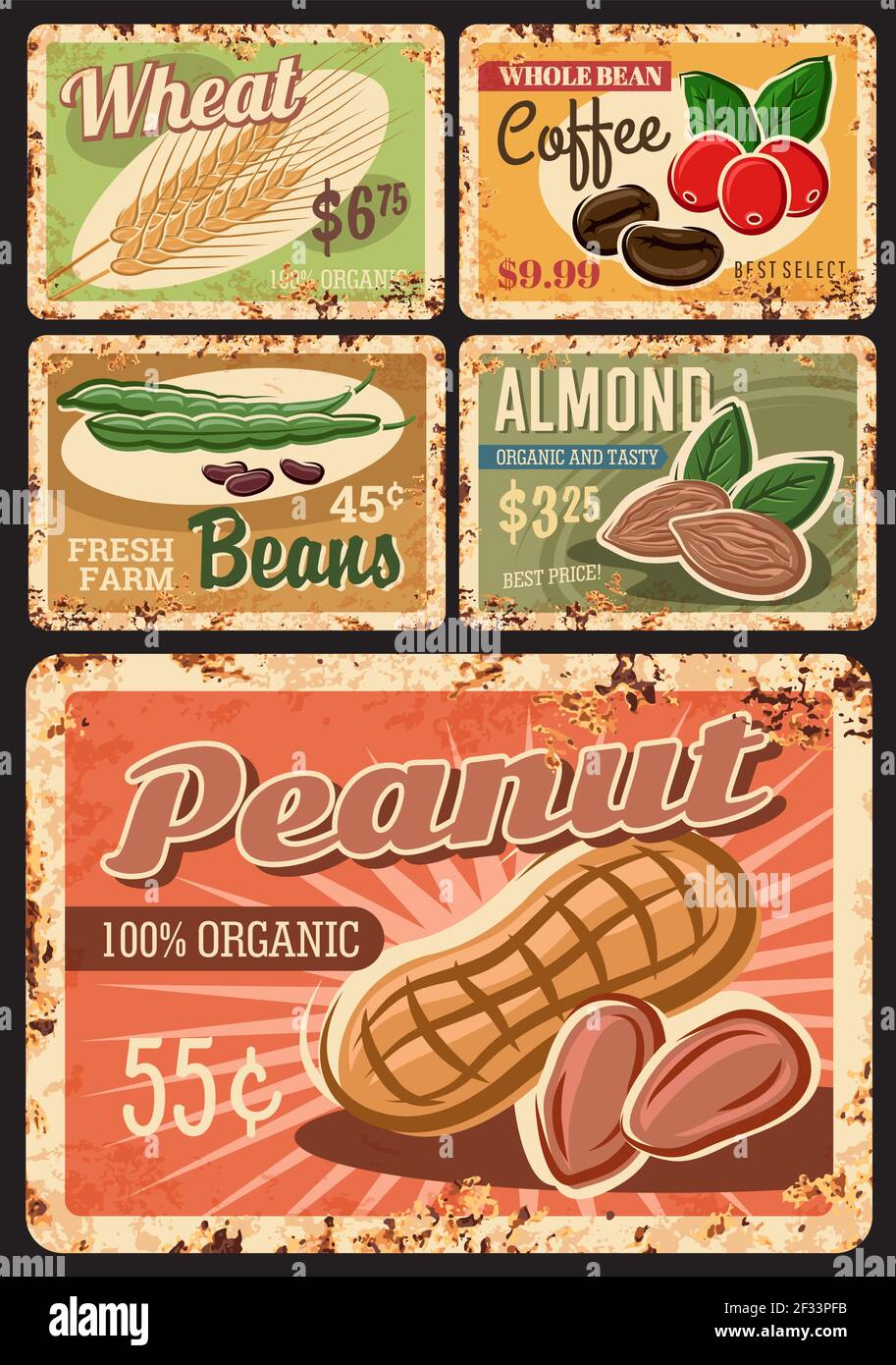 Coffee beans price tag Stock Vector Images - Alamy