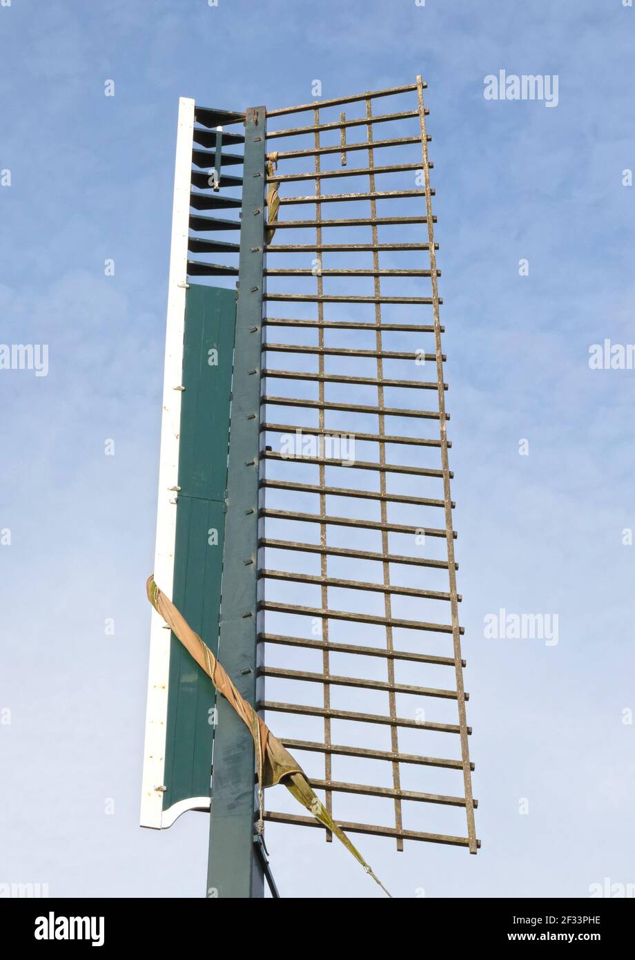 One blade of an old windmill in the Netherlands, catching dutch wind ...
