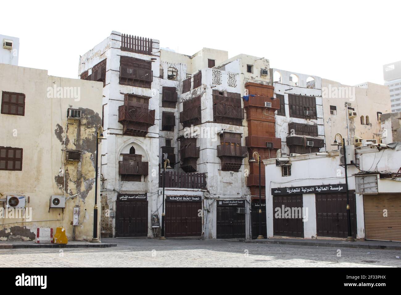 Old historical city in balad, jeddah, Unesco world heritage site Stock ...