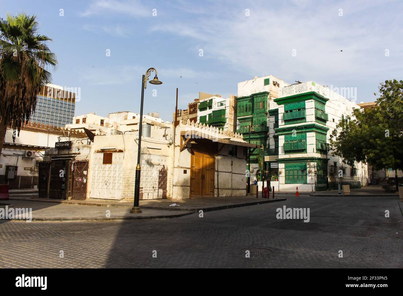 Old historical city in balad, jeddah, Unesco world heritage site Stock ...