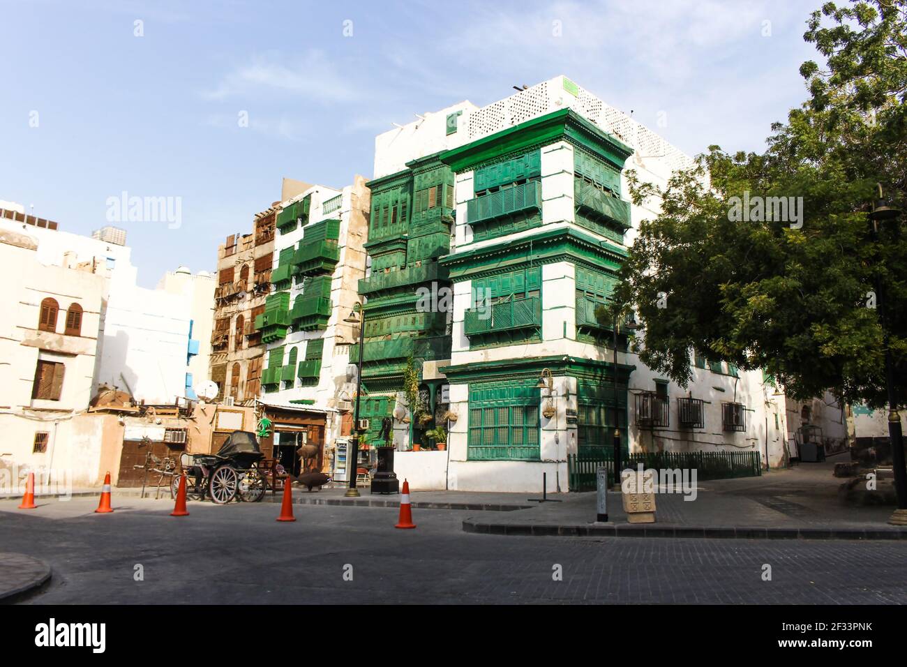 Old historical city in balad, jeddah, Unesco world heritage site Stock ...