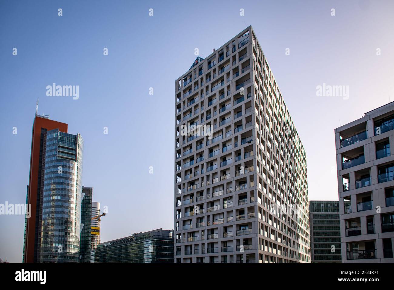 The Vienna International Center is a Complex with skyscrapers ...